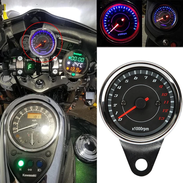LED TACHOMETER TACHO Gauge For Honda Shadow VT ACE Aero Spirit VLX 600 ...