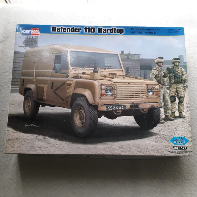 HOBBYBOSS 82448 1:35 Scale Land Rover Defender 110 Hardtop Plastic ...