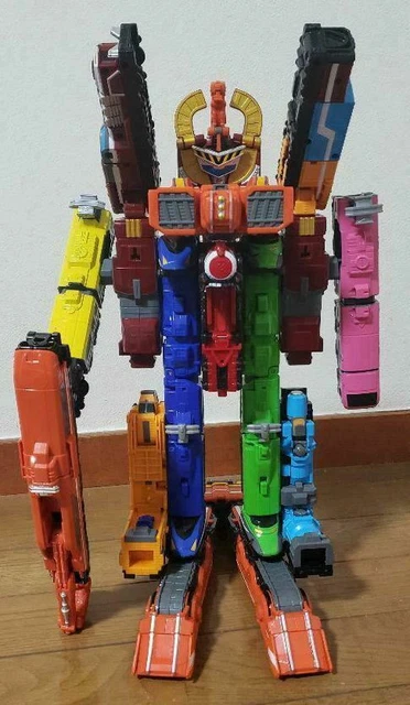 POWER RANGERS TRAIN ToQger DX Tokkyuoh & Build DaiOh & DieselOh Set ...