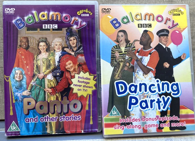 BALAMORY 2X DVD Mixed BUNDLE Dancing Party Cinderella PANTO Other ...