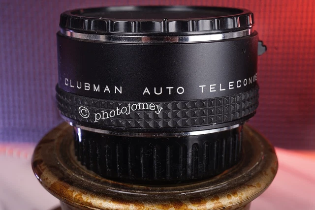 TELECONVERTER FOR PENTAX PK bayonet with case and caps by Clubman Mint ...