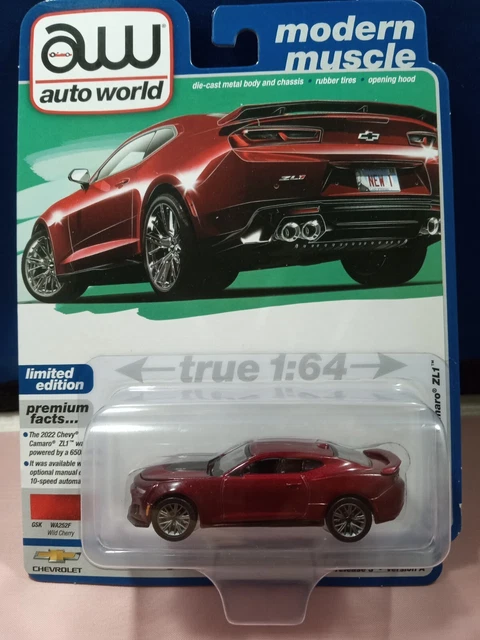 AUTO WORLD MODERN Muscle 2022 Chevy Camaro ZL1 édition limitée série ...