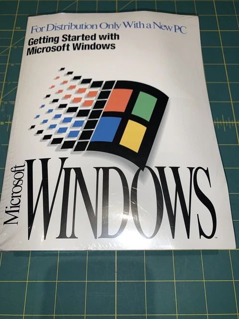 GETTING STARTED WITH Microsoft Windows 3.1 User's Guide 1992 Genuine OEM Book $50.00 - PicClick CA
