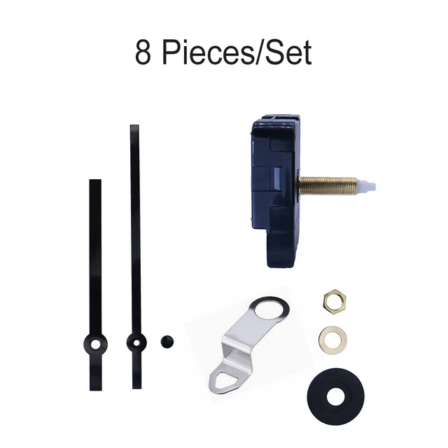 LONG SHAFT CLOCK Movement Repairing Wall Clocks Plastic Metal Mechanism ...