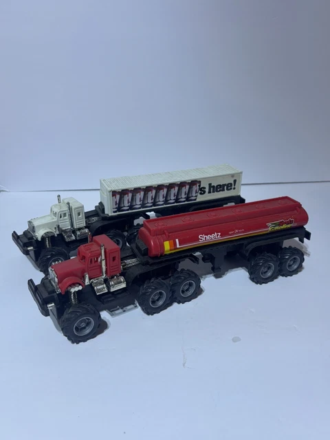 VINTAGE 1986 BC USA Sheetz And Soda Monster Semi Toy. Lot Of 2 ...