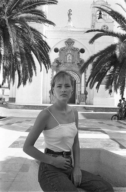 CANADIAN ACTRESS GABRIELLE Lazure at the filming of the film sarah- Old ...