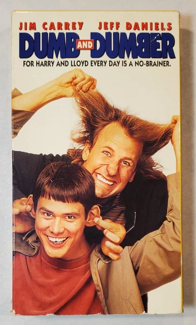 1994 DUMB AND Dumber VHS Home Video Tape 1995 Print Jim Carrey Comdey ...