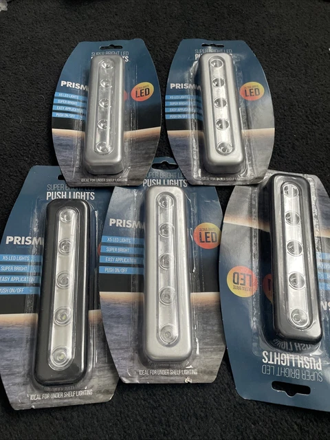 5 X SUPER Bright Push Lights Battery Operated £9.72 - PicClick UK