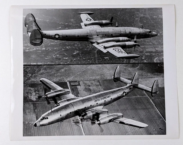 1950S US NAVY R7V-1 Super Constellation Lockheed Cargo Airplane VTG ...