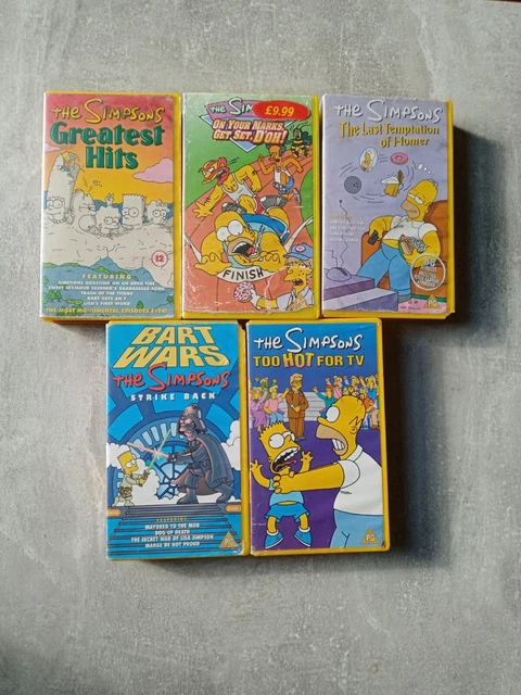 VHS THE SIMPSONS bundle x 5 £12.99 - PicClick UK