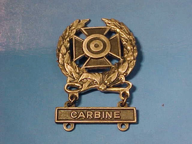 WW2 ROBBINS STERLING US Army Expert Rifle Qualification Badge Pin ...