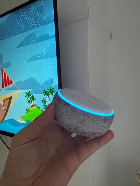 AMAZON ECHO DOT (3rd Gen) Smart Speaker - Sandstone Fabric $14.08 ...