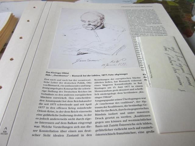 KAISERREICH ARCHIV 1 Außenpolitik 1145 das Kissinger Diktat Faksimile ...