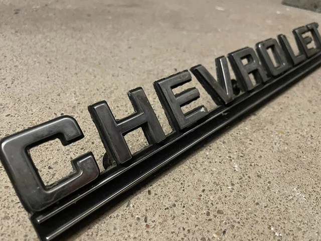 CHEVROLET CHEVY EMBLEM Schriftzug G20, Van, Suburban, Blazer, Tür Logo ...