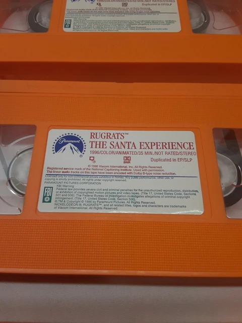 NICKELODEON RUGRATS AND Blue's Clues Orange vhs Tape Lot EUR 12,02 ...