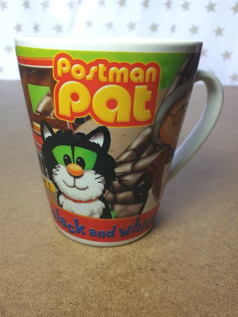 POSTMAN PAT CHILDREN'S Mug By Kinnerton. Postman Pat and his Black and ...