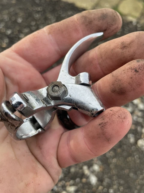 VINTAGE MOTORCYCLE 7/8 Handlebar Decompression Lever Decompressor ...