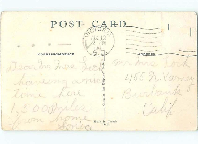 PRE-CHROME BOAT SCENE Victoria - Vancouver Island British Columbia BC ...