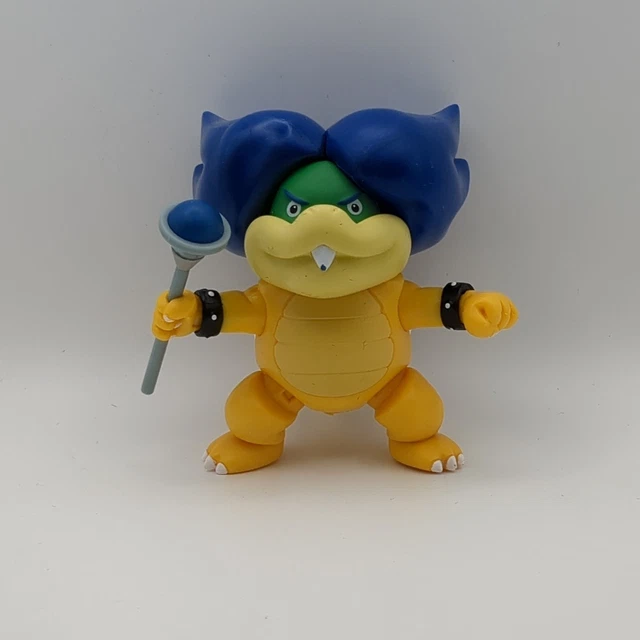 WORLD OF NINTENDO Super Mario Ludwig Von Koopa 4” Figure w/ Wand Jakks ...