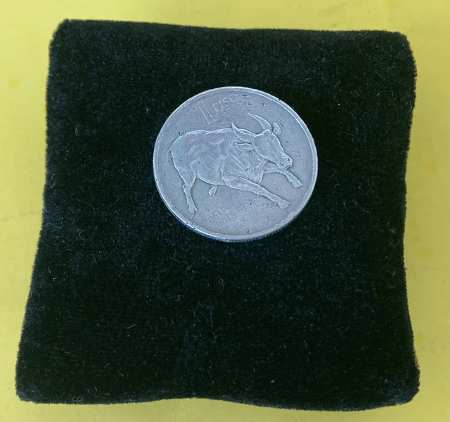 VINTAGE 1989 PHILIPPINES Jose Rizal Anoa Mindorensis 1 Peso Coin FREE VINTAGE 1989 PHILIPPINES Jose Rizal Anoa Mindorensis 1 Peso Coin FREE