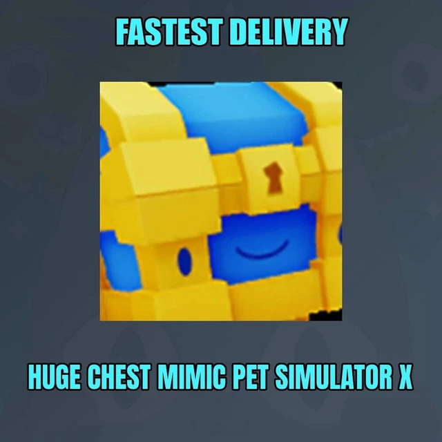 PET SIMULATOR X | HUGE CHEST MIMIC | Roblox | Cheap | PSX £17.25 ...