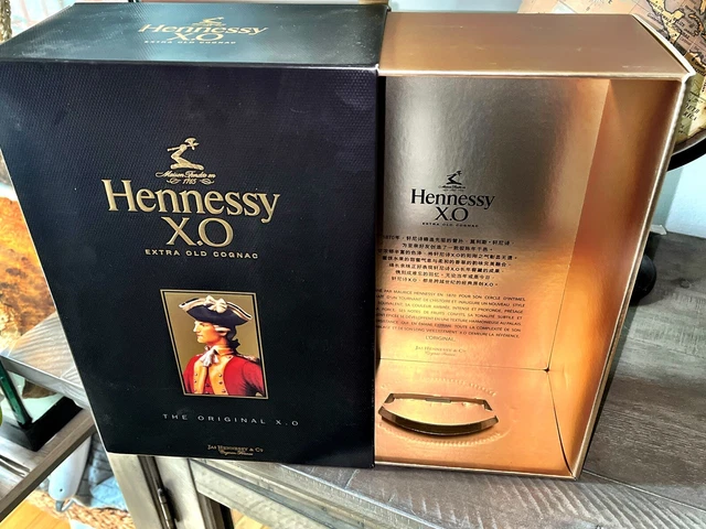 HENNESSY XO EXTRA OLD RARE COGNAC NEW DISPLAY BOX And An Empty XO ...