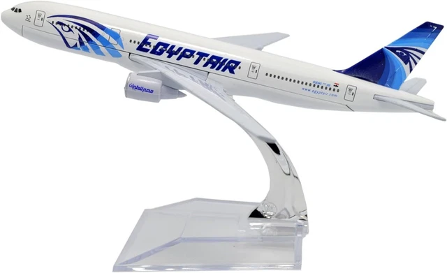 TANG DYNASTY 1/400 16cm Egypt Air egypt Boeing B777 Alloy Airplane ...