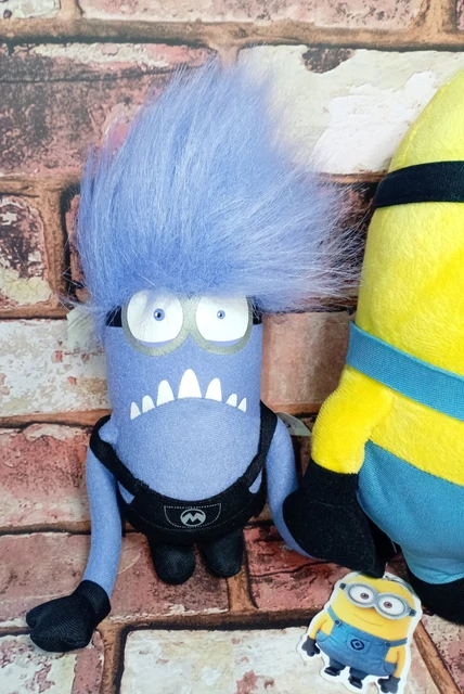 DESPICABLE ME 2 Minion And Purple Evil Minion Plush Soft Toys Y525 £16.95 - PicClick UK