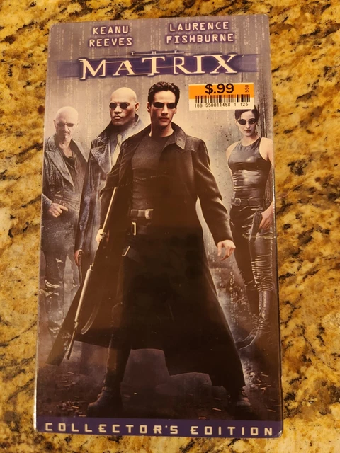THE MATRIX COLLECTOR'S Edition 1999 VHS Movie VCR Video Tape Keanu ...