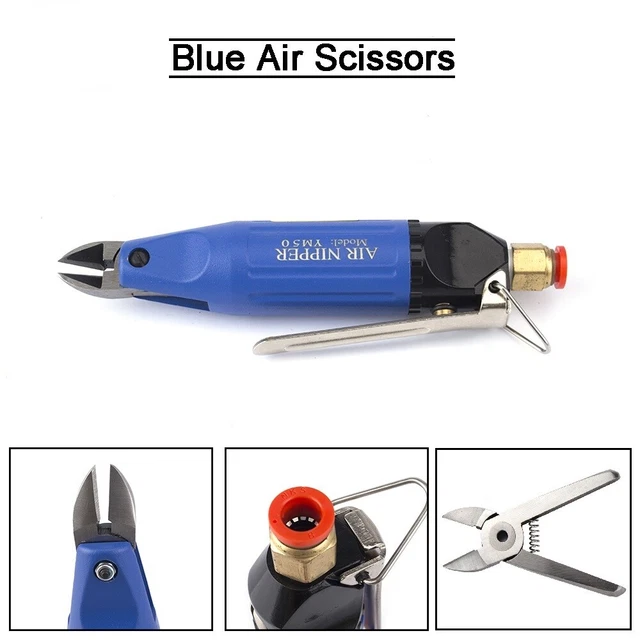 AIR PNEUMATIC METAL Shear Scissors Straight Cutting Tool Replaceable ...