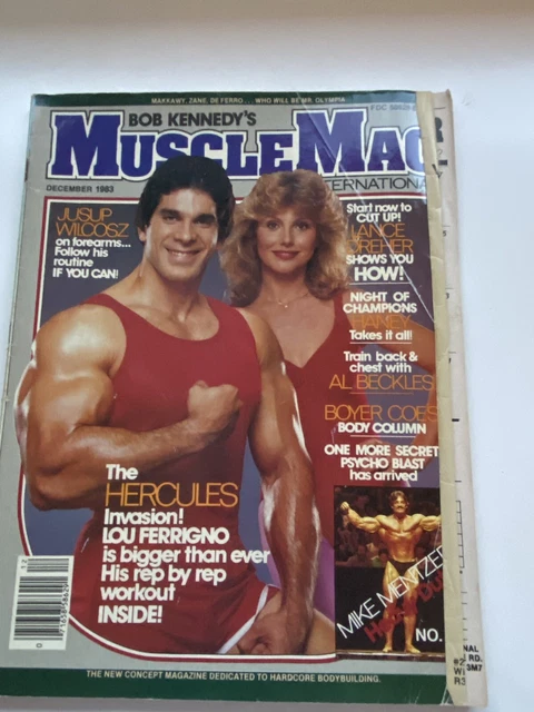 MUSCLEMAG INTERNATIONAL BODYBUIDING Magazine December 1983 Jusup ...