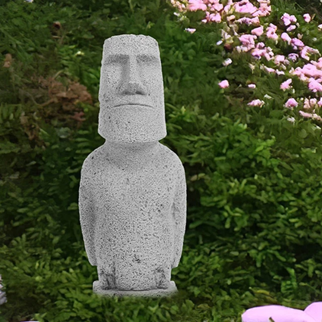 UNDERWATER MOAI STATUE Statue Fish Tank Moai Sculpture Ornament $41.75 ...
