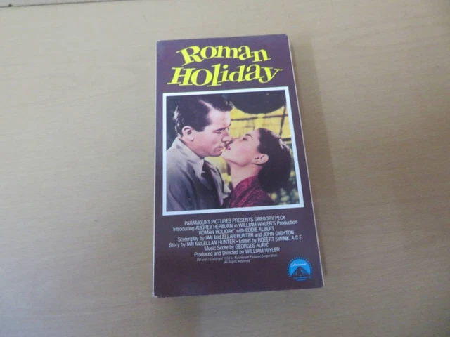 ROMAN HOLIDAY VHS M1 £30.40 - PicClick UK
