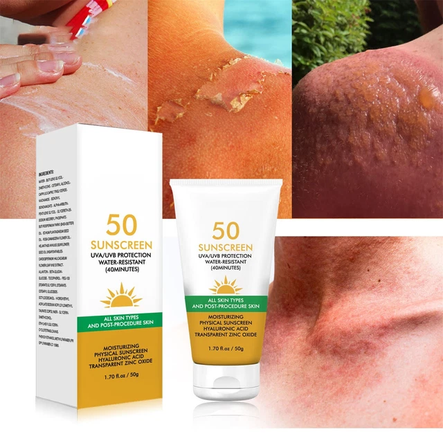 SUNSCREEN SPF 50 Anti Sweat Moisturizing Protects Skin Refreshing Non Greasy $10.60 - PicClick AU