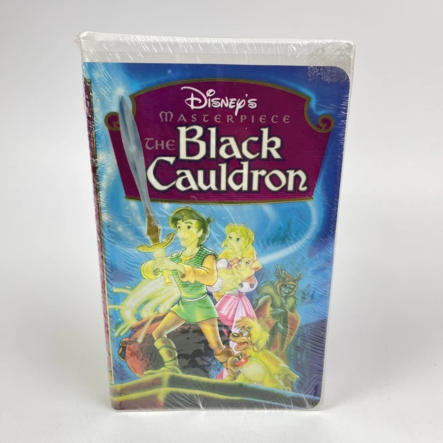 DISNEY MASTERPIECE THE Black Cauldron VHS Clamshell Case Factory Sealed ...