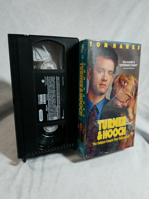 TURNER & HOOCH Tom Hanks 1989 VHS origine rare HTF OOP comédie crime drame couple étrange EUR 3 ...