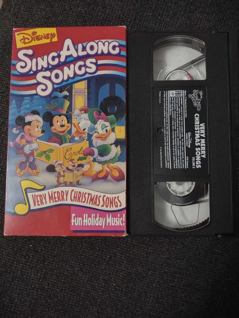 DISNEYS SING ALONG Songs - Very Merry Christmas Songs (VHS, 1997) £4.92 ...