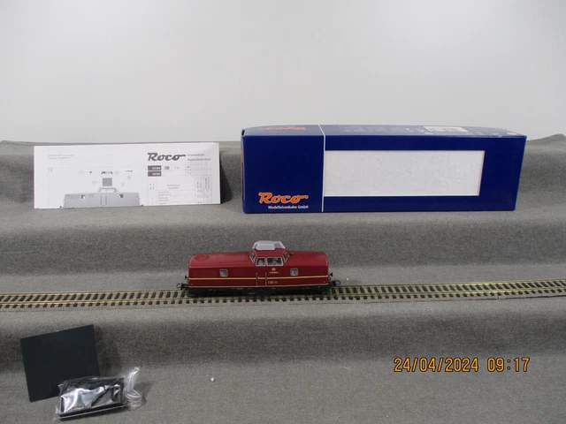 ROCO SPUR H0 63384 Diesellok BR V 80 004 der DB Analog, DC, DSS in OVP ...
