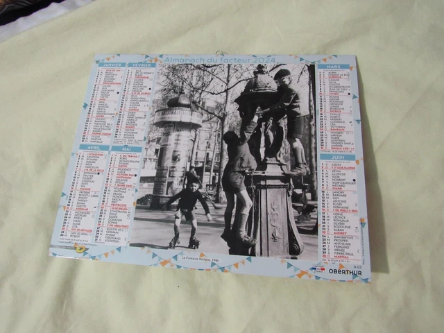 ALMANACH DU FACTEUR / Calendrier La Poste 2024 Le Bon Vieux Temps Neuf ...
