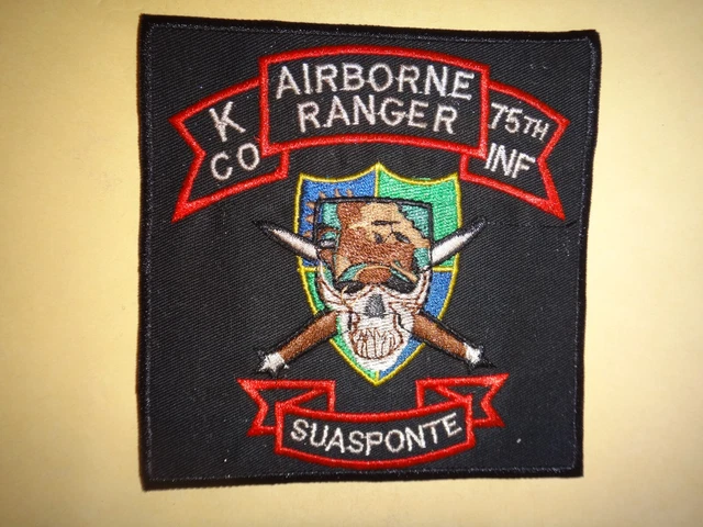 VIETNAM WAR PATCH US K Company 75th Infantry Regiment AIRBORNE RANGER ...