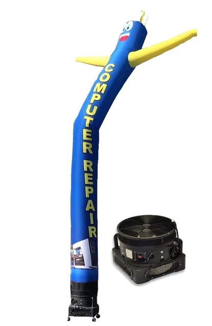 20FT INFLATABLE TUBE Man Guy Puppet Waving Dancer - Computer Repair ...