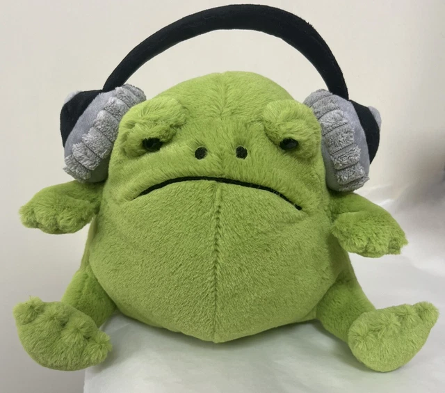 JELLYCAT RICKY RAIN Frog Headphones BNWT New Collection £34.00 ...