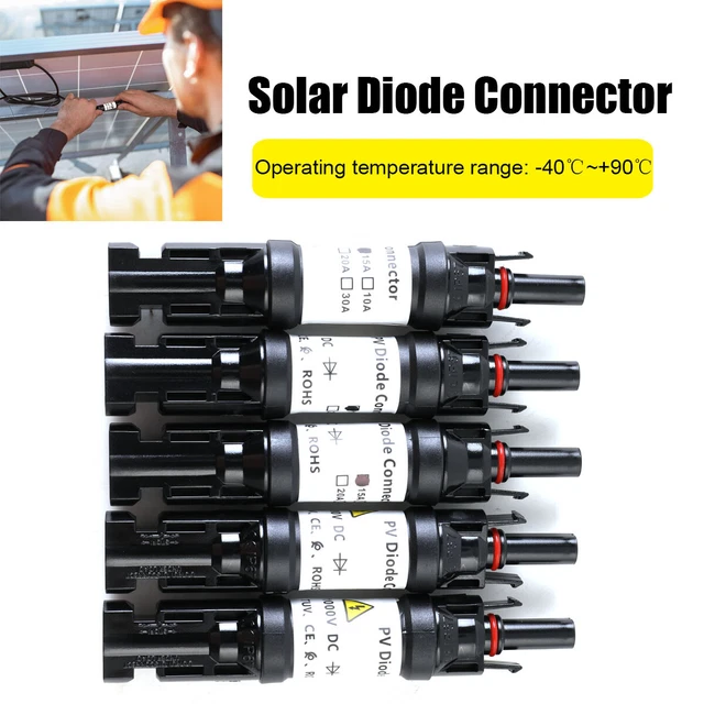 SOLAR PV SOLARDIODENSTECKER Solardiode 15A/20A/30A Stecker Diode ...