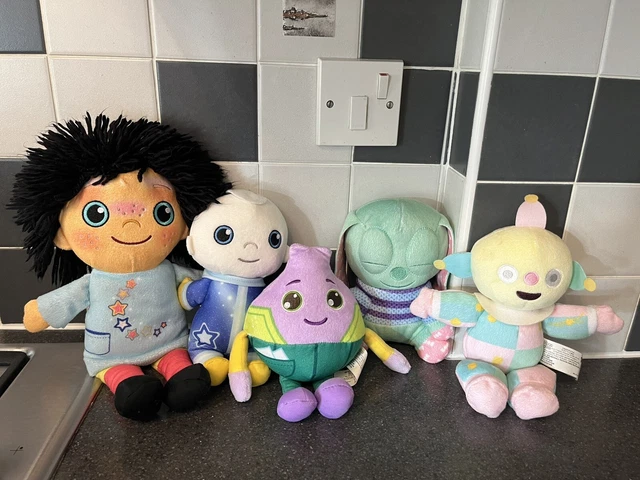 CBEEBIES MOON AND Me Plush Full Set Dibillo, Colly, Pepi Nana, Moon ...