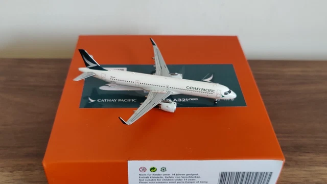 CATHAY PACIFIC AIRBUS A321 NEO B-HPB Metal Aircraft Model 1:400 Scale ...