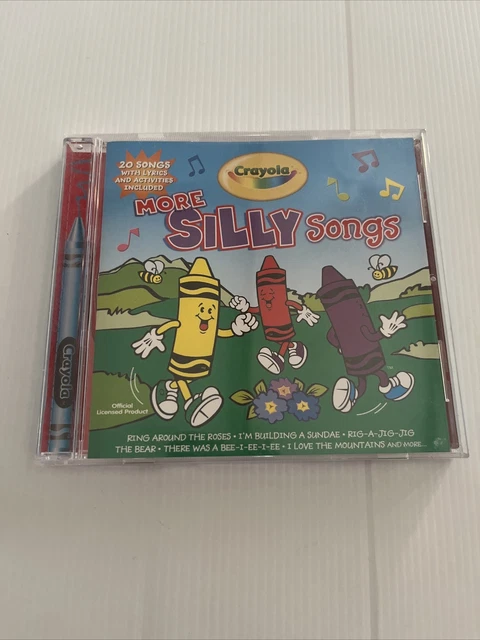 CRAYOLA: MORE SILLY Songs Music Cd, 20 Favorite Children's Music Tracks ...