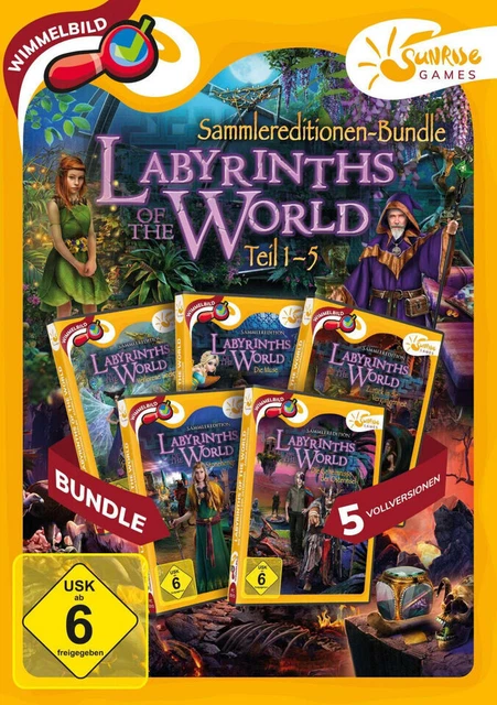 LABYRINTHS OF THE World 1-5 Wimmelbild Adventure 5 SAMMLEREDITIONEN NEU ...