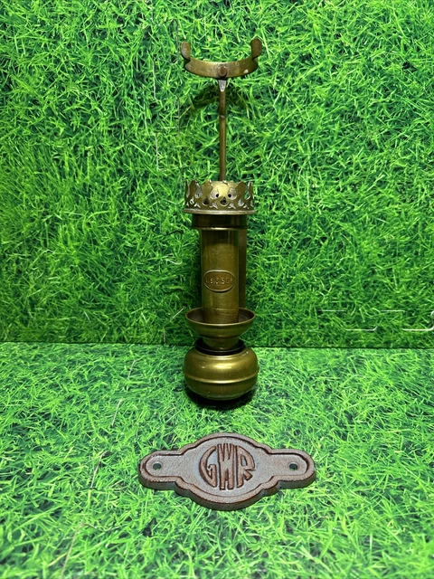 ANTIQUE LONDON BRIGHTON & South Coast Railway Carriage Oil Wall Lamp ...