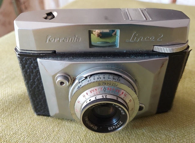 ANCIEN APPAREIL PHOTO VINTAGE 35mm - FERRANIA LINCE 2 - Italie EUR 45 ...