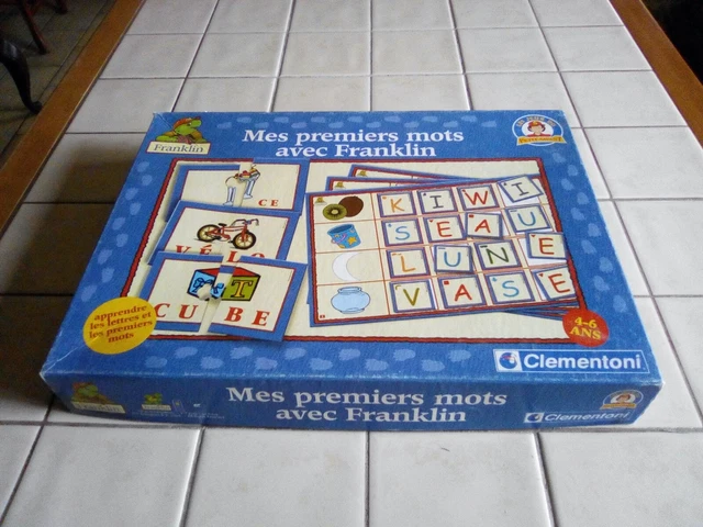 MES PREMIERS MOTS avec FRANKLIN - Un jeu Clementoni - Enfants de 4 à 6 ans EUR 17,50 - PicClick FR